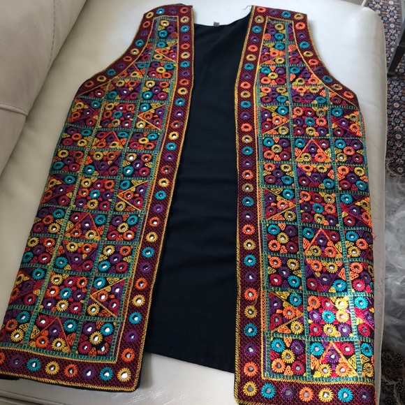 Jackets & Coats | Afghan Kuchi Mirror Vest | Poshmark